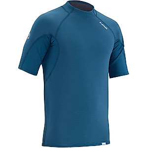 NRS Men's HydroSkin 0.5 Short Sleeve Shirt-Fjord-S