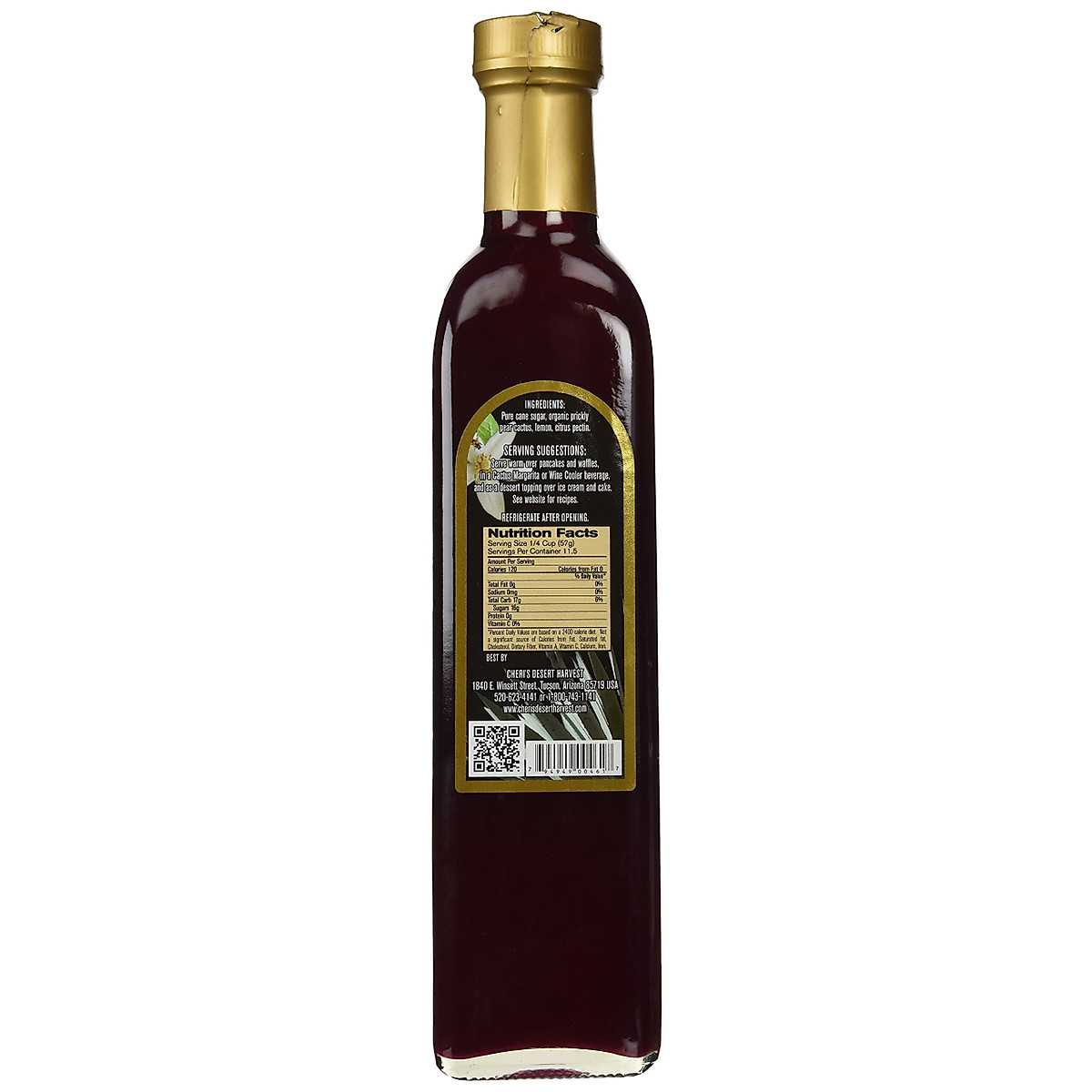 Prickly Pear Syrup - 23 oz - Giant Size - Made from Natural Prickly Pear Juice - Cactus - Southwest