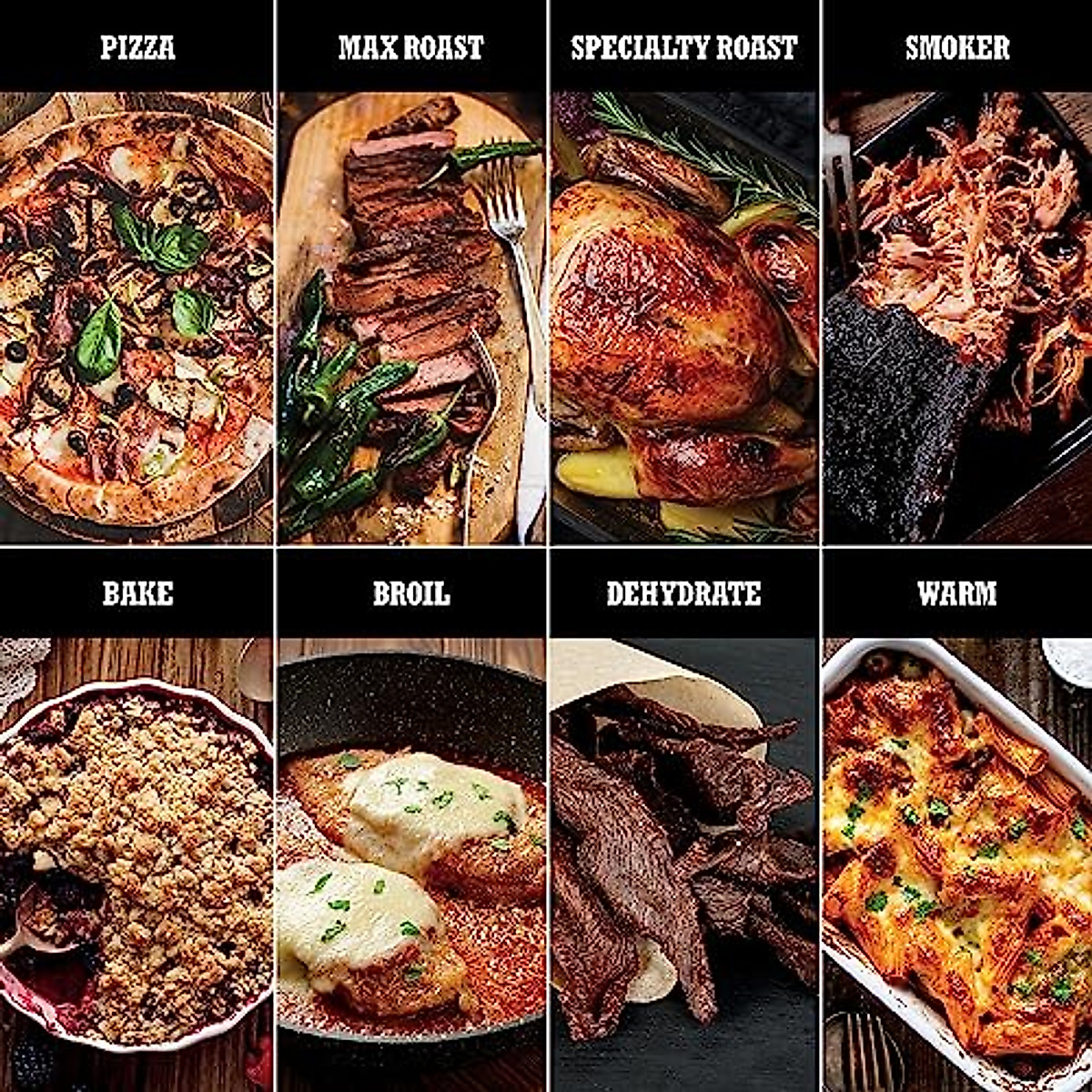 Ninja OO101 Woodfire 8-in-1 Outdoor Oven, Pizza Oven, 700°F High Heat Roaster, BBQ Smoker, Woodfire Technology, Pellets for Woodfire Flavor, Weather Resistant, Portable, Electric, Terracotta Red