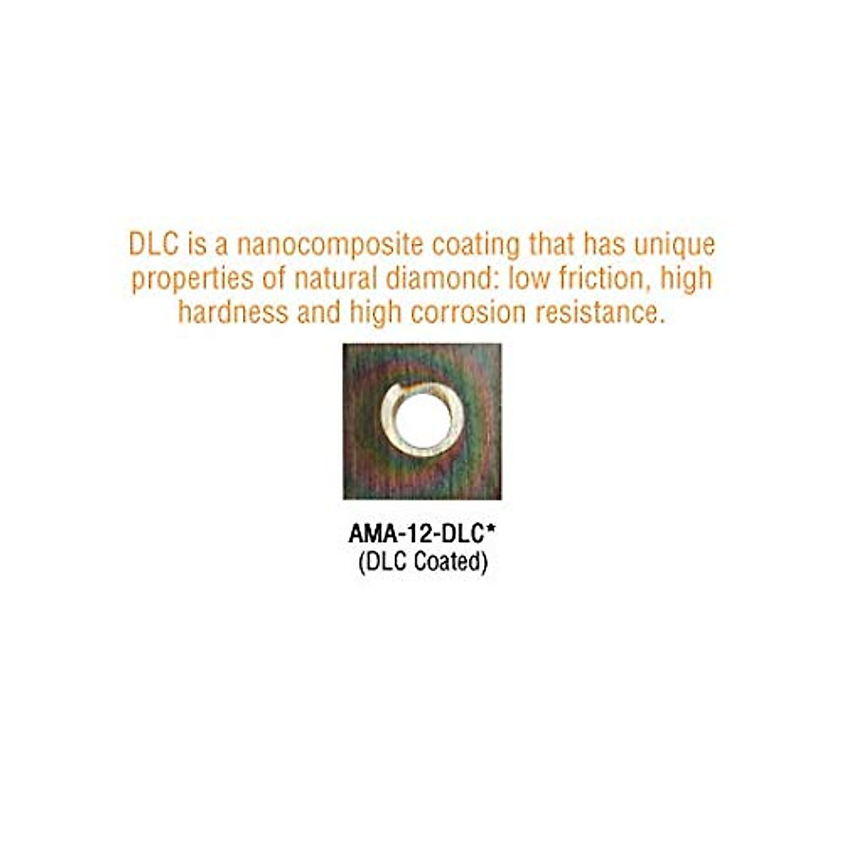 Amana Tool - AMA-12-DLC Solid Carbide 4 Cutting Edges Diamond-Like Carbon (DLC) Coated Ins