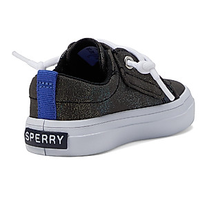 Sperry Kids Footwear Crest Vibe Jr Sneaker, Black, 11 US Unisex Little Kid
