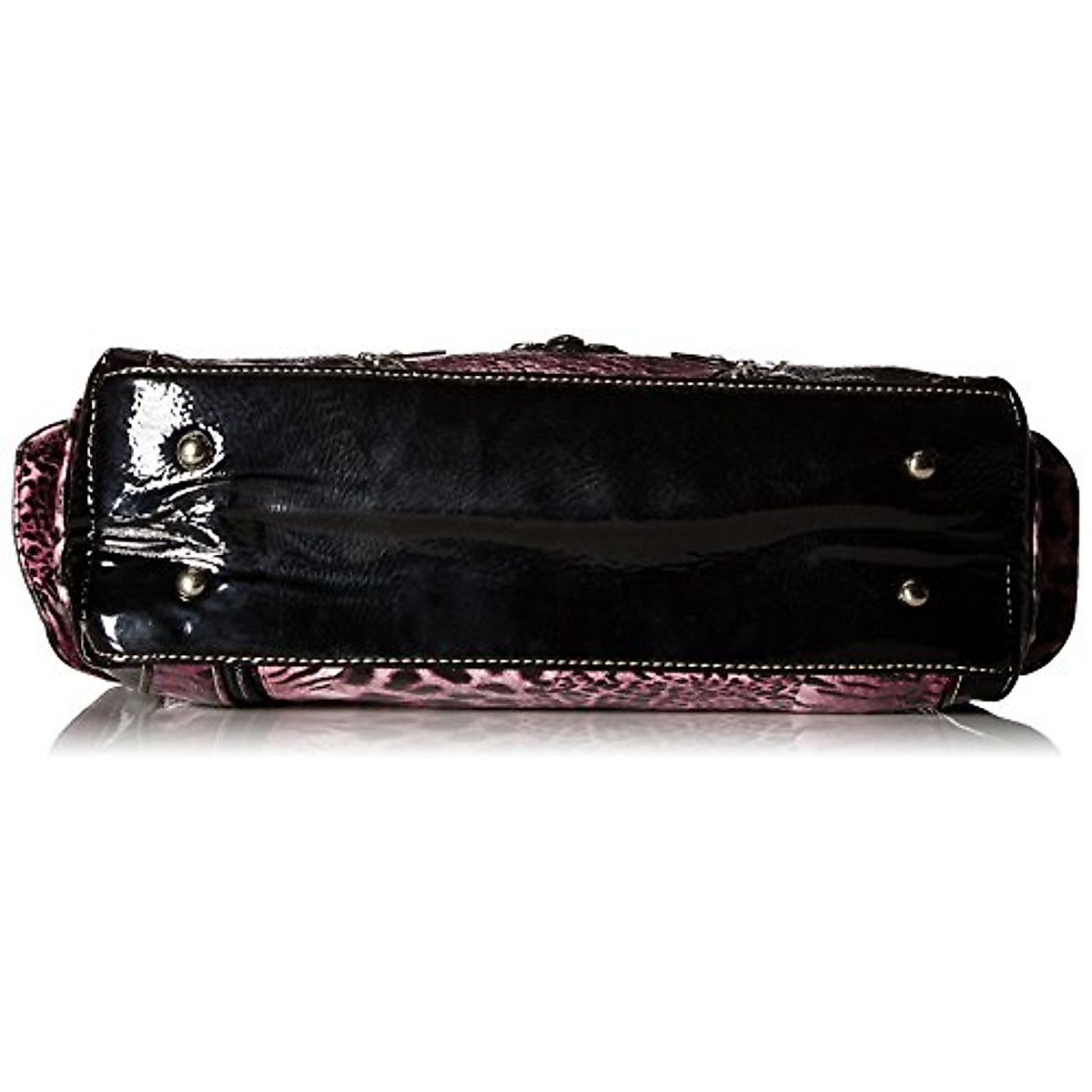 Western Cross Leopard Handbag Rhinestone Pocket Purse With Matching Wallet (PINK)