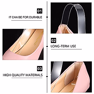 iplusmile Clear Sandals Clear Sandals 6pcs Acrylic Sandal Shoe Holder Store Shoe Retail Shop Display Stand Supports Shaper Forms Inserts Rack Shoe Storage Rack Clear Display Stand