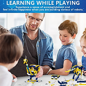 JoyZin STEM 11-in-1 Solar Robot Kit, 231 Pieces DIY Science Experiment Kit, Learning Educational Building Toy Set for Toddlers Kids Boys Girls 6 7 8 9 10 11 12 Years Old Birthday