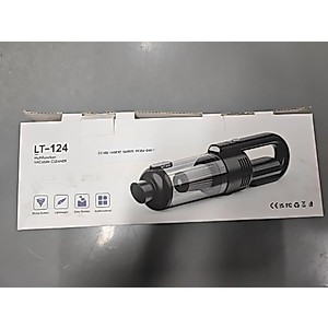 Upgraded Bug Vacuum Catcher and Handheld Car Vacuum Cleaner High Power 12000PA Handheld Vacuum Cordless, Portable Car Vacuum with LED Light,Hand Held Vacuum for Home Office Car Pet Insect(Black)