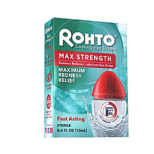 Rohto Maximum Redness Relief Cooling Eye Drops (Pack of 6)