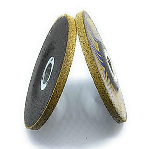 SIGNI Aluminum Grinding and Polishing Set, Including 2pcs Aluminum Grinding Wheel, 1pc Aluminum Polishing Wheel, 4-1/2" Diameter and 7/8” Arbor, Designed for Aluminum and Copper