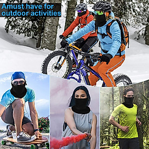 sheenwang Neck Gaiter, Adjustable Gaiter Mask, Balaclava Face Mask Bandana Cover Scarf for Men, Women, Boys (2 Pack)