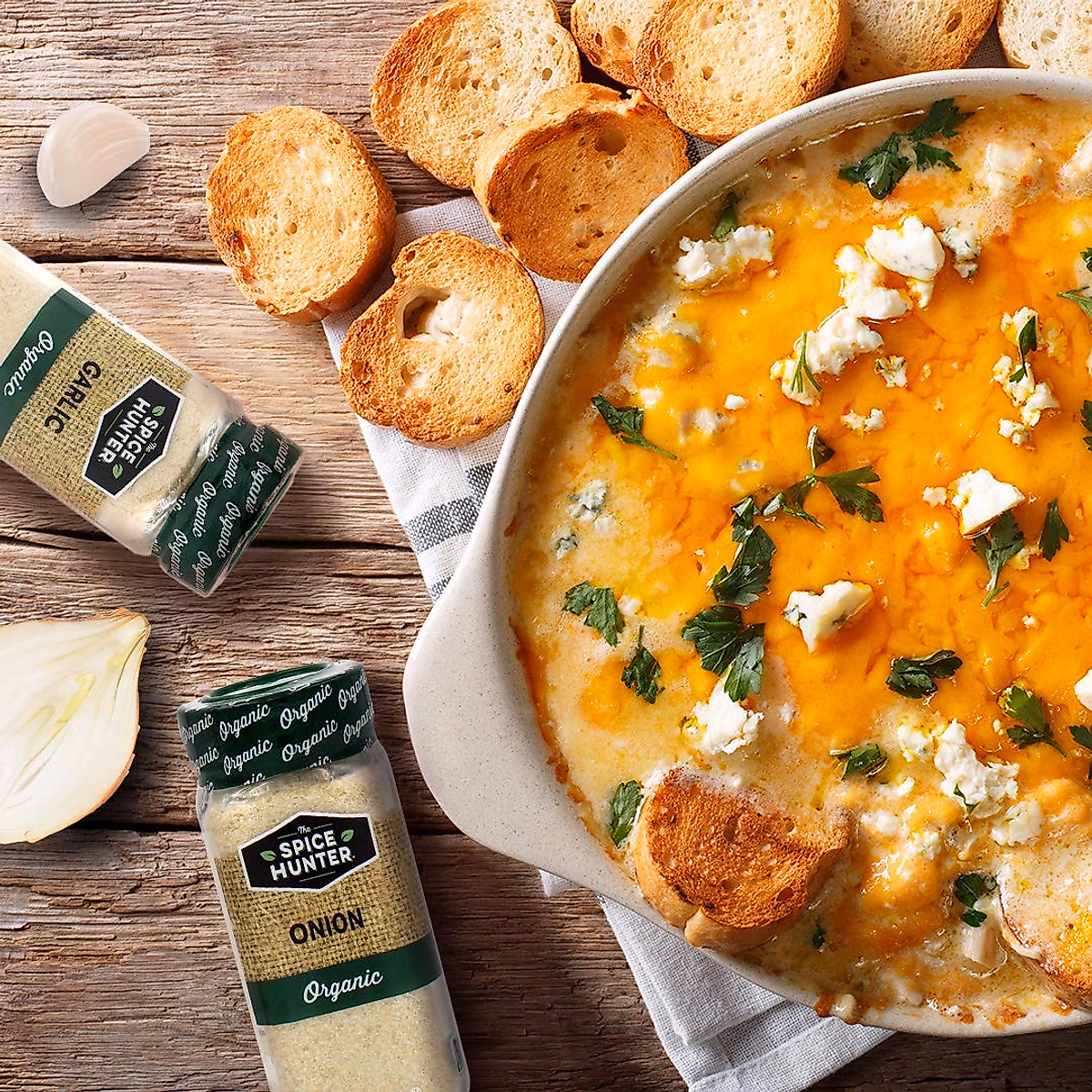 Spice Hunter, ONION PWDR ORG, 1.8 Ounce