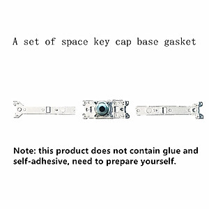 Replacement Spacebar Key Cap and Hinge and Base Gasket for MacBook Pro Retina 13" / 15" Model A1706 A1707 A1708 2016-2017 Year Keyboard Space Bar Key Cap