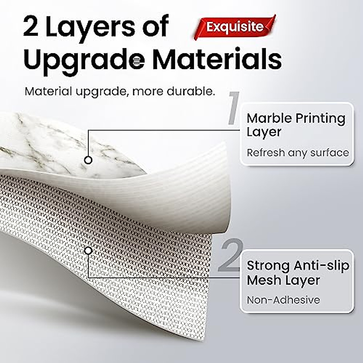 Drawer Liner Shelf Liners for Kitchen Cabinets: Non-Slip Cabinet Liner Non Adhesive Liner for Drawers and Cabinets for Kitchen Cupboard, Dresser Drawer, and Storage Organizer, White, 12 in X 10 FT