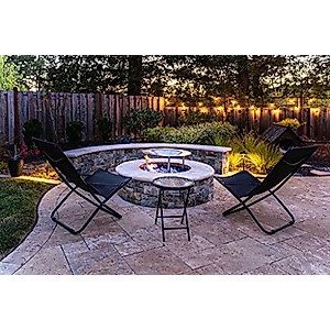 HeatSaver AL28 - Fire Pit Heat Deflector/Reflector and Cover