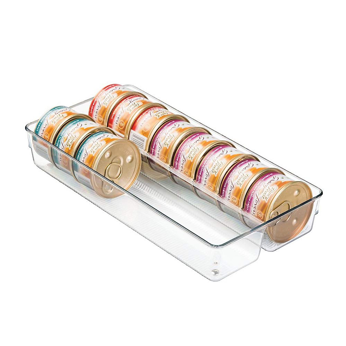 InterDesign Linus 2 in. H x 13.7 in. W x 10.7 in. L Clear Plastic Cutlery Tray