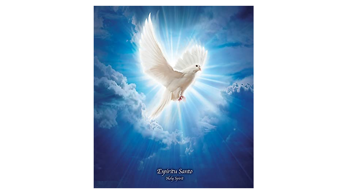Holy Spirit LED Flameless Candle with 6-Hour Timer - Safe Religious Gift