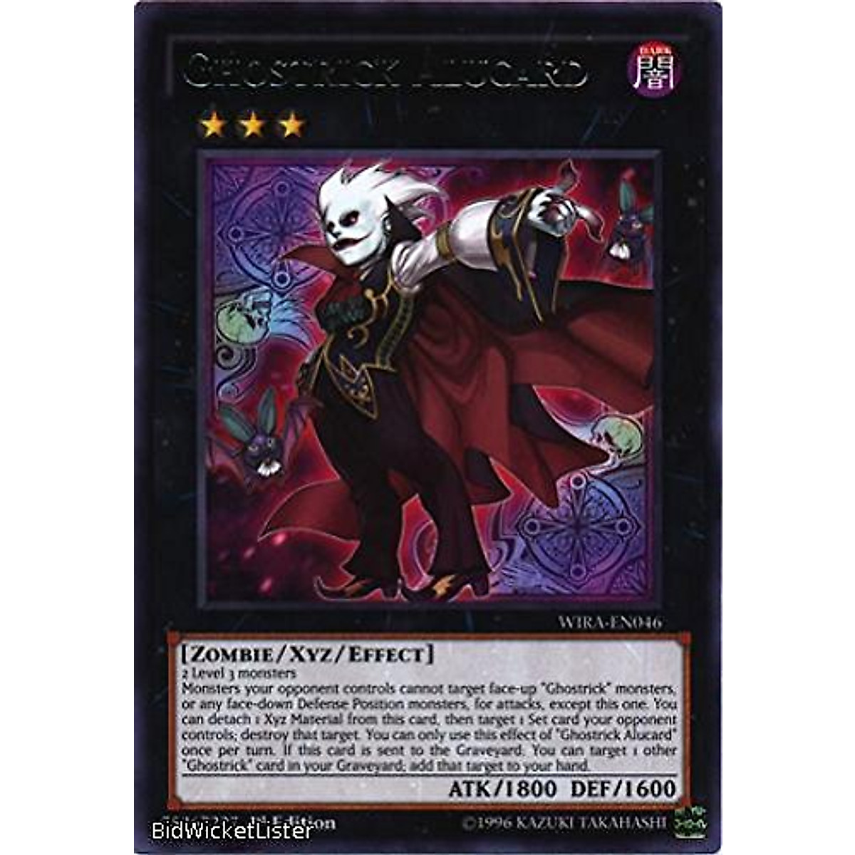 Ghostrick Alucard NM 1st Ed YuGiOh WIRA 046 Wing Raiders Yu-Gi-Oh TCG CCG Rare ,#G14E6GE4R-GE 4-TEW6W299402