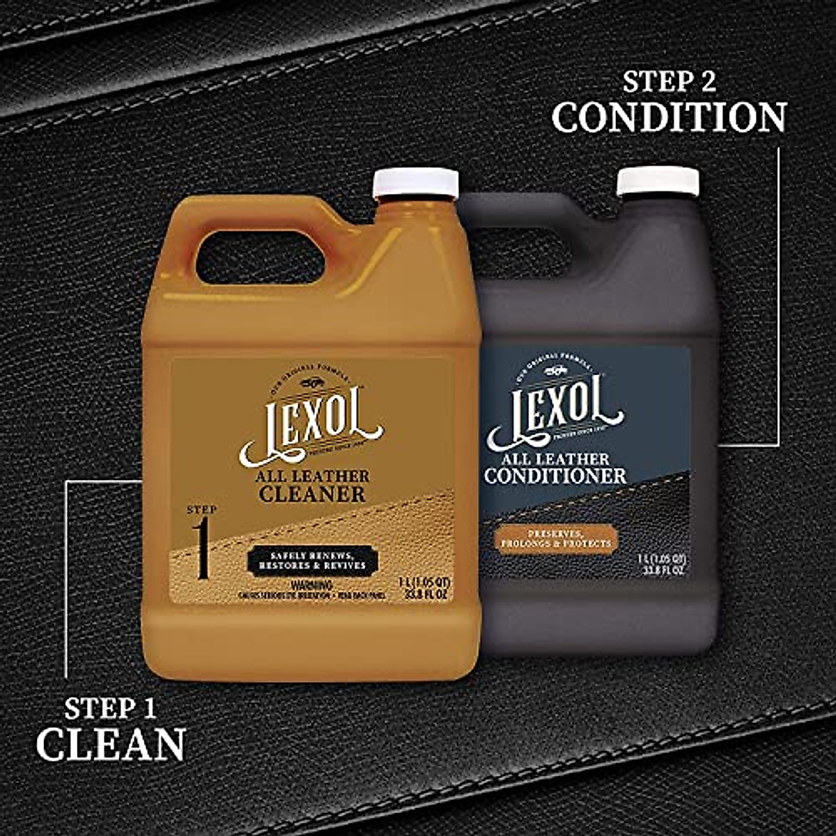 Leather Cleaner, pH Balanced, 33.8-oz.