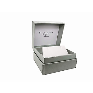 .925 Sterling Silver Birthstone Looped Cross Pendant Necklace - 18" Box Chain - March Aquamarine