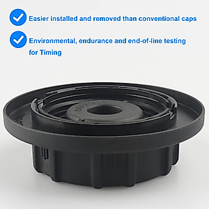 Radiator Pressure Cap, Coolant Reservoir Cap Replace RS-527, RS527, 9C3Z-8101-B, 9C3Z8101B Compatible with Ford 6.0 7.3 Powerstroke - Explorer F150 F250 F350 Mustang Taurus, Lincoln, Mercury, More