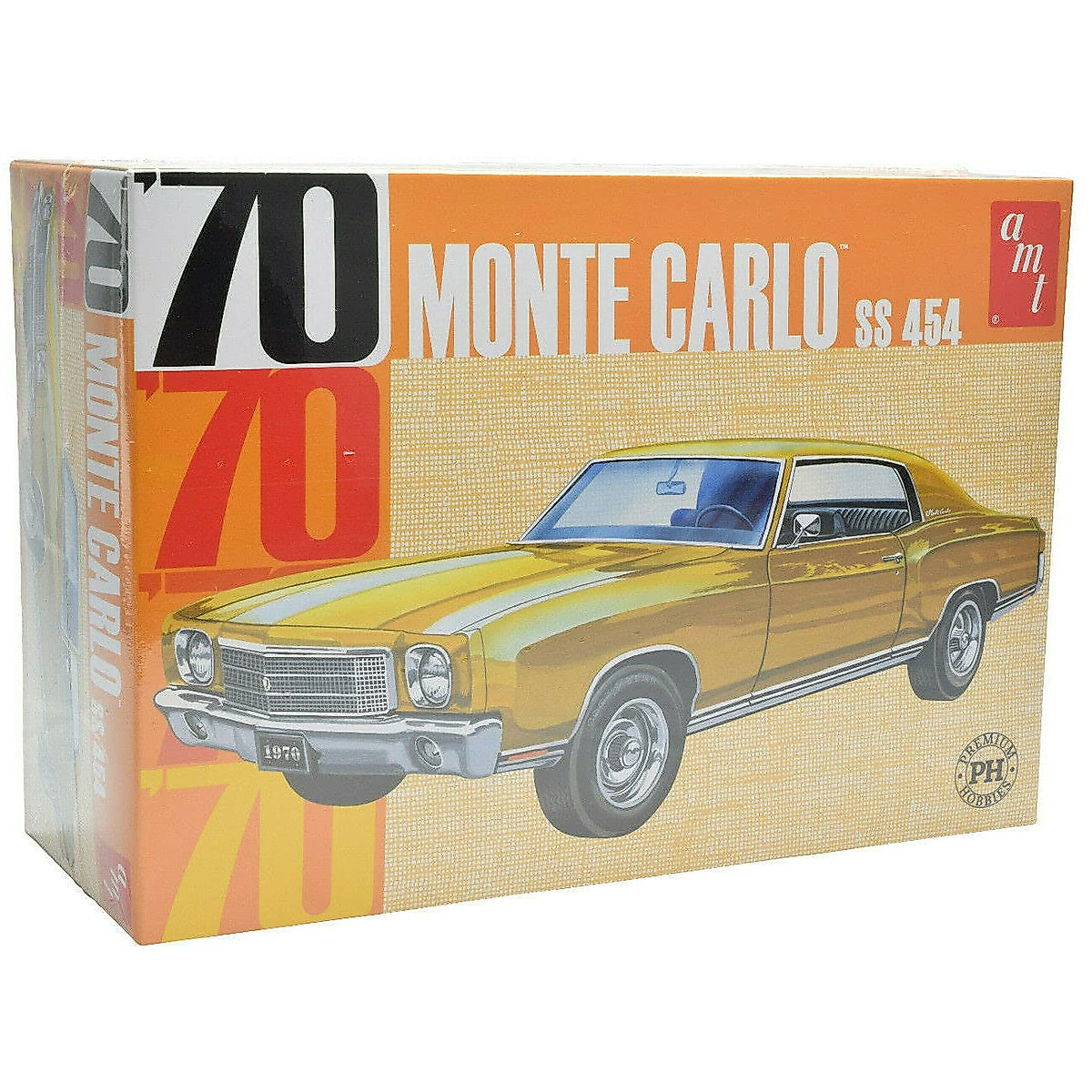 AMT/Premium Hobbies 1970 Chevy Monte Carlo SS 454 1:25 Scale Plastic Model Car Kit CP7771