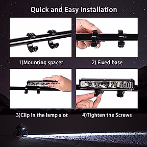 Suruid Super Bright LED Bike Light, USB Rechargeable Bicycle Headlight-5 Modes, Waterproof Bike Headlight, Waterproof Bike Headlight,Daytime Running Light,MTB Off-Road Cycling Commuting 1