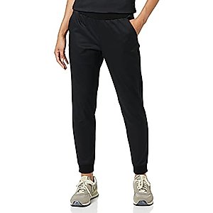Amazon Essentials Women's Slim Fit Jogger Scrub Pant (Available in Plus Size), Black, Large