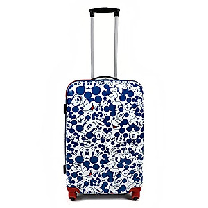 Disney Mickey Mouse 24 Inch Blue Rolling Luggage