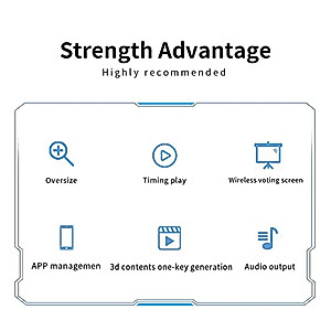 3D Hologram Projector, 2K HD Holographic Advertising Machine, WiFi Holographic Fan Display with Remote Control Animated Projectionfan for Business Store Signs Bar Casino