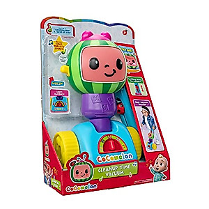 CoComelon Cleanup Time Vacuum - Cleaning Sounds, The “Clean Up Song” and “Clean Machine” Song from The Show - Toys for Kids and Preschoolers
