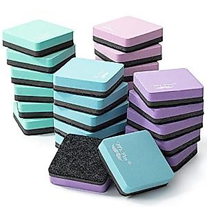 Mr. Pen- Mini Dry Erase Eraser, 24 Pack, Pastel Colors, Magnetic Dry Eraser, Whiteboard Eraser, Dry Erasers for Whiteboard, Magnetic Dry Erase Eraser, Dry Erase Board Erasers, Whiteboard Erasers