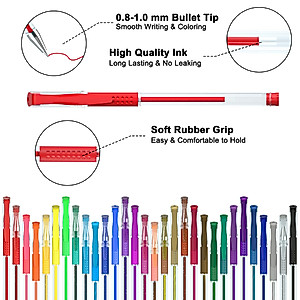 Shuttle Art Gel Pens, 60 Pack Gel Pen Set 30 Colored Gel Pen with 30 Refills for Adults Coloring Books Drawing Doodling Crafts Scrapbooking Journaling