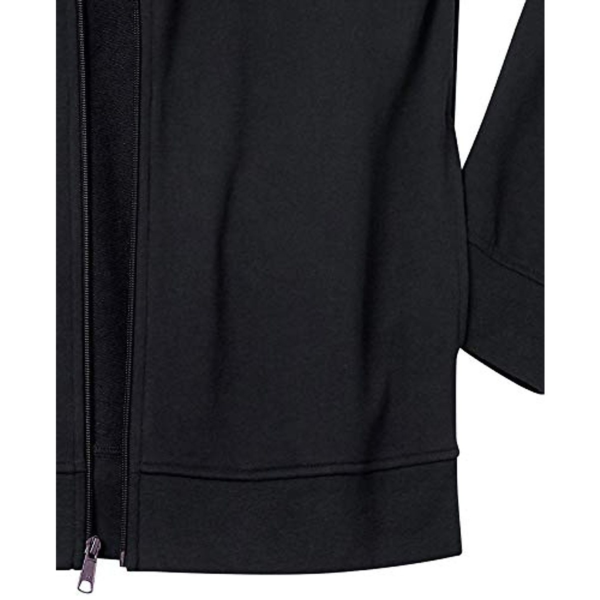 Amazon Essentials Men's Lightweight French Terry Full-Zip Mock Neck Sweatshirt, Black, Medium