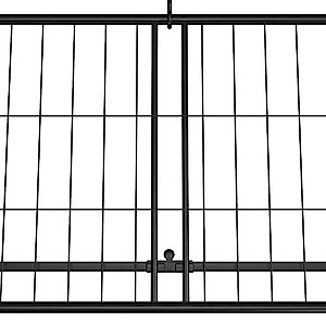 DHP Vermont Metal Futon Frame, Classic Design, Full Sized - Black