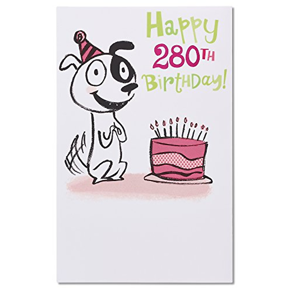 American Greetings Funny 40th Birthday Card (Dog Years)
