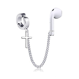 LRGKMCWTOB Anti-Lost Earrings Hook for Airpods AirPods Pro Anti Lost Ear Clips Pendant for Women and Men Earring Hanging Chain for Suitable for Hiking/Jogging/Running/Gym 1PCS (Ear Buckle)