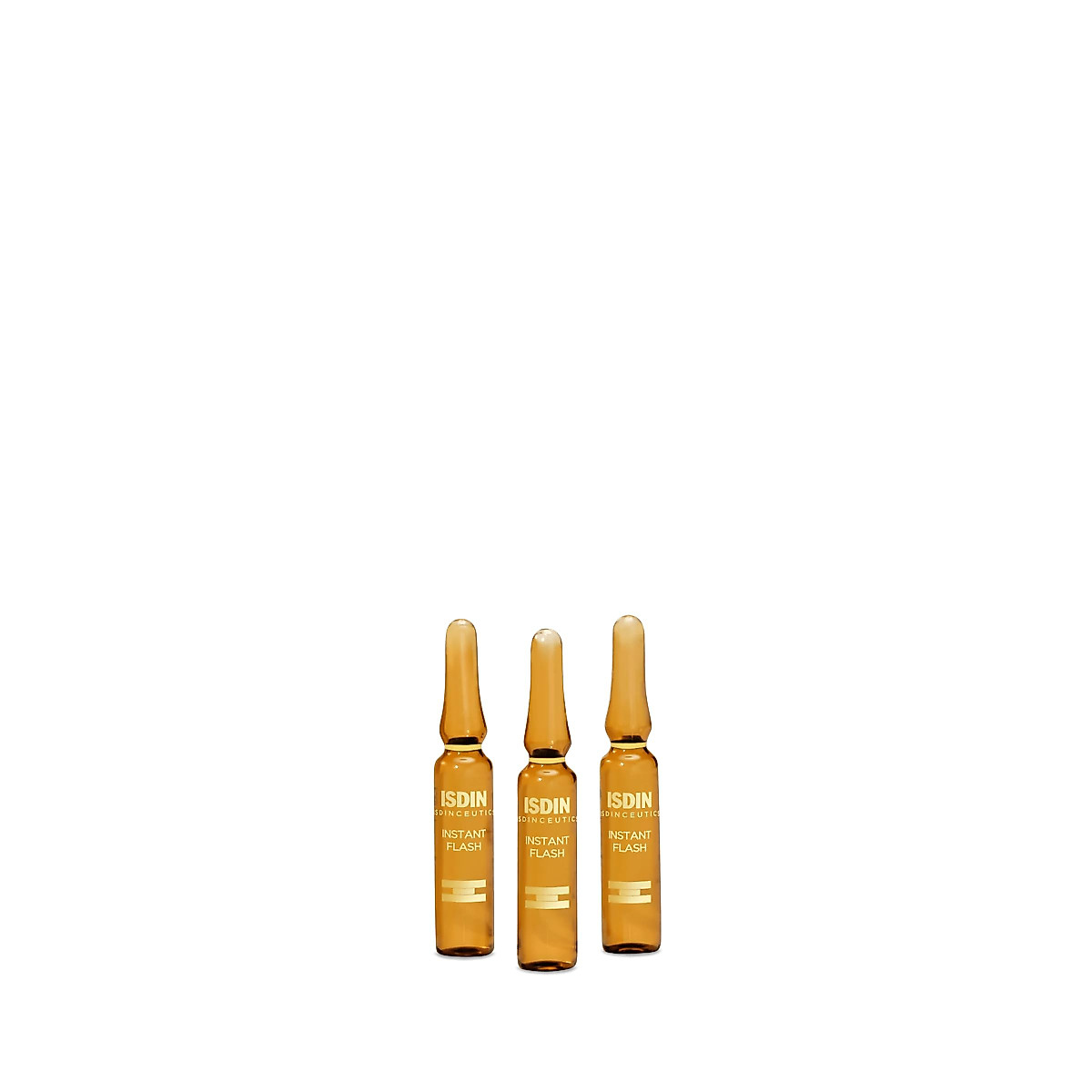 ISDIN Isdinceutics Instant Flash Firming and Lifting Serum for Face with Antioxidants and Hyaluronic Acid - 5 ampoules, 0.06FL OZ x 5