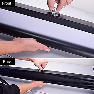 Cocar 50" Portable Projection Screen for Mini/Professional LED/LCD/DLP Projector Self Standing Pull-Out Style Indoor Outdoor Home Cinema Meeting - 4:3/16:9