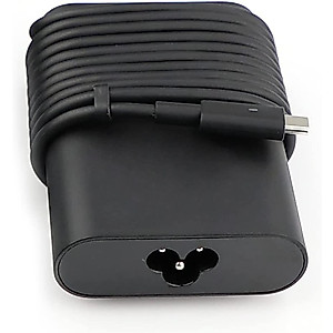 65W 20V 3.25A USB Type C AC Adapter Compatible for Dell LA65NM170 HA65NM170 02YK0F 0M1WCF for Latitude 13 7370 Latitude 12 7275 Latitude 3400 3500 5290, XPS 12 9250