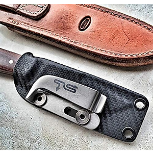 K-Sheath Clip- New Titanium Alloy Clip Fast Scabbard Clip for Kydex Sheath (Left-Clip Type)