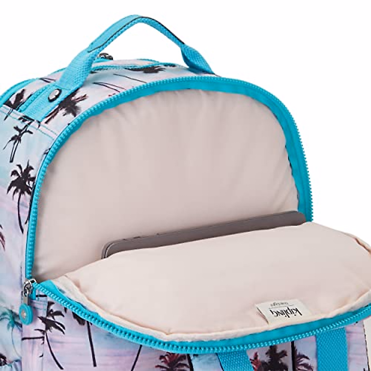 Kipling Women's Seoul Extra Large 17” Laptop Backpack, Durable, Roomy with Padded Shoulder Straps, School Bag, Shadow Palm PRT, 34.5''L x 45''H x 23''D