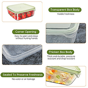 Lainballow 4 Pcs Cheese Container For Refrigerator, Plastic Cheese Slice Holder with Lids, Sliced Cheese Keeper For Fridge, Airtight Cheese Box for Refrigerator Food