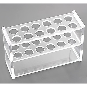 Preamer 12 Sockets Clear Acrylic Test Tube Rack for 10ML Test Tubes