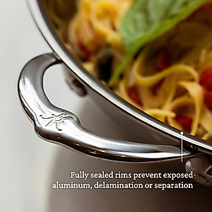 Hestan - NanoBond Collection - Stainless Steel Chef's Pan, Induction Cooktop Compatible, 14-Inch