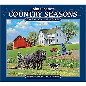 John Sloane's Country Seasons 2024 Deluxe Wall Calendar