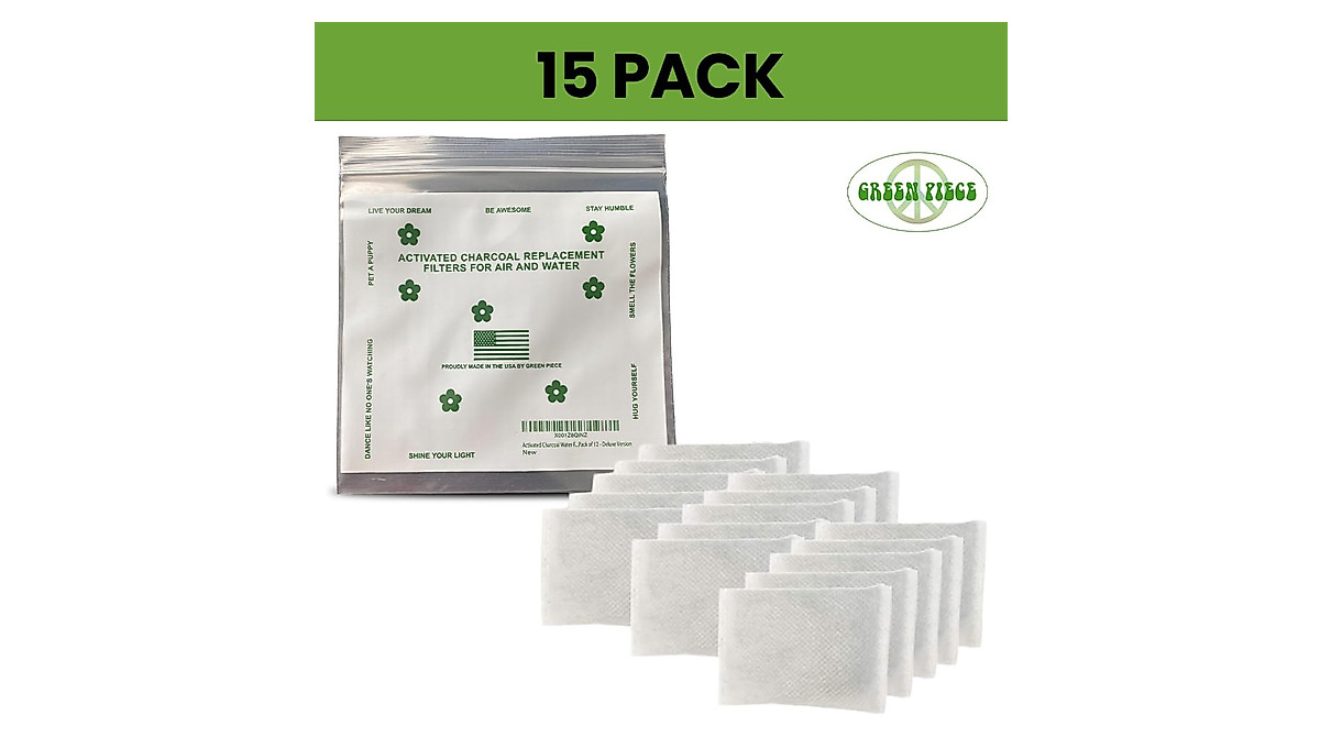 Green Piece Baby Diaper Pail Deodorizer Pack of 15 Activated Charcoal ...