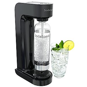 Soda Maker with BPA Free Bottle - CO2 Powered One Touch Fizz Control - Fresh Sparkling Water Maker - Homemade Sparkle Seltzer Streaming Machine, Carbonated Water Machine for Home [C02 NOT INCLUDED]