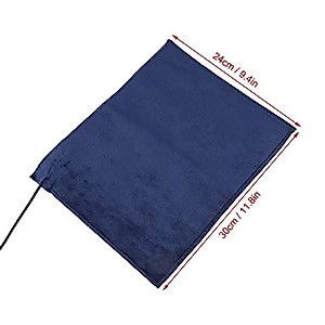 Akozon USB Heating Pad 5V 2A Electric Cloth Heater Washable Foldable Pad 45℃ 9.511.8in 3 Mode Adjustable Temperature and Timer for Clothes Seat Pet Warmer