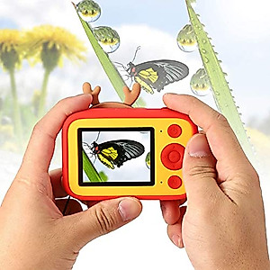 Digital Cameras for Photography Kids Digital Camera, Cartoon Digital Smart Children Camera for Kids Object Recognition/Voice Broadcast/HD Photography/Video Recording