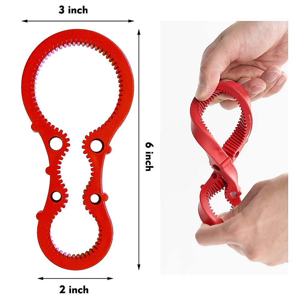 3 in 1 Silicone Multi-function Jar Opener Bottle Opener Anti-slip Bottle Lid Opener Kitchen Twist Tool Opener for Various of Kitchen Cans, Bottles Pops for Weak Hands and Seniors with Arthritis - Blue