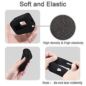 FitStill Windslayer Cover Muffler Windproof Housing Frame Case Side Door for Go Pro Hero 13 Hero 12 Hero 11 Hero 10 Hero 9 Black Foam Wind Noise Reduction Sponge Video Accessories for Audio Recording