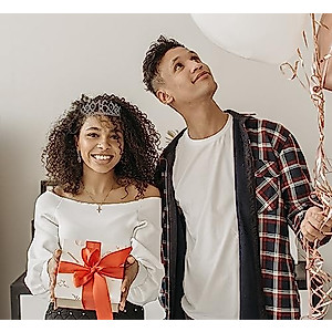 16th Birthday Decorations for Girls，Silver 16 Birthday Crown Tiara ，Cake Topper, Birthday Sash with Peal Pin and Birthday Candles Kit,16th Birthday Gifts for Girls